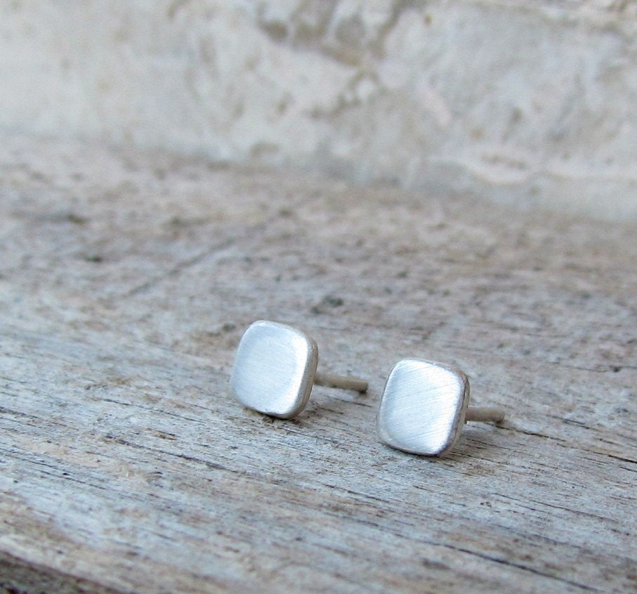 Silver Stud Earrings 5mm Small Silver Earrings Silver Stud
