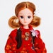 Vintage 70s 80s Takara Pretty Lisa Doll Wearing Velvet Dress