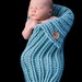 Button Cuddle Cocoon pdf PATTERN newborn by 5SnowflakesDesigns