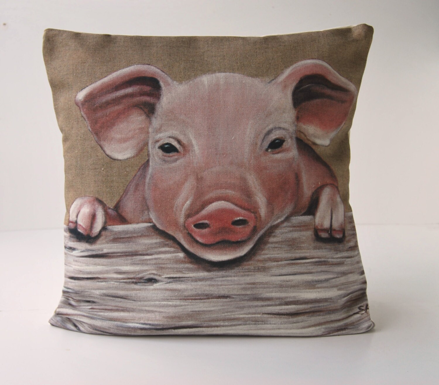 Cushion cover trending pattern pig decorative