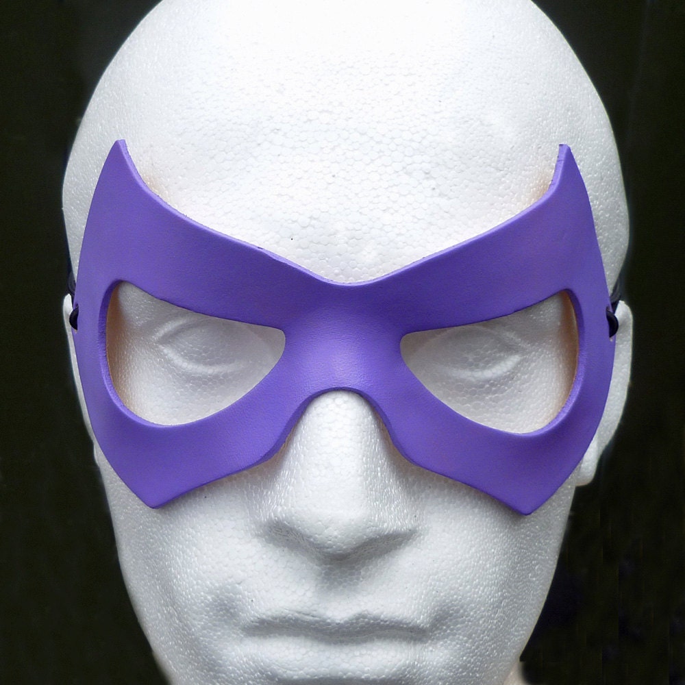 THE RIDDLER Mask in Leather. Designed & Hand Crafted in Wales.