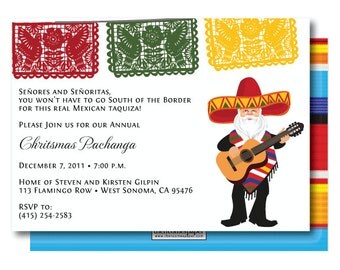 Papel picado invite | Etsy