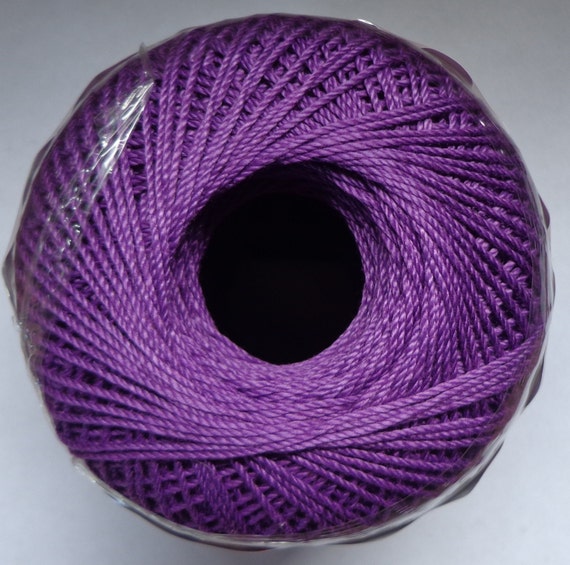 Aunt Lydia's Fashion Crochet Thread size 3-color purple