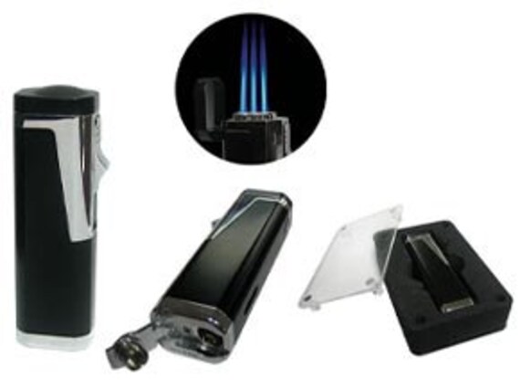 Personalized Triple Torch Cigar Lighter Gifts for Men