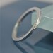 Square 1.6mm Sterling Silver Simple Stacking Band Ring