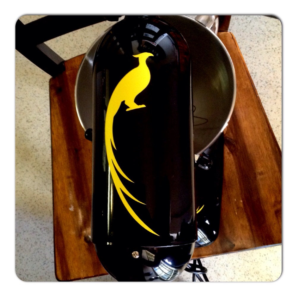 Peacock Decals KitchenAid Vinyl Decals Bird Decal for