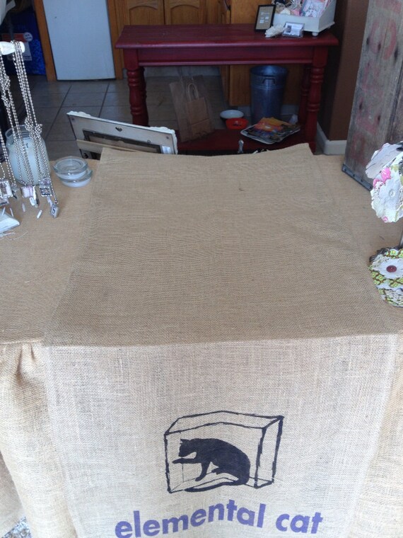 Custom craft show business banner business banner burlap