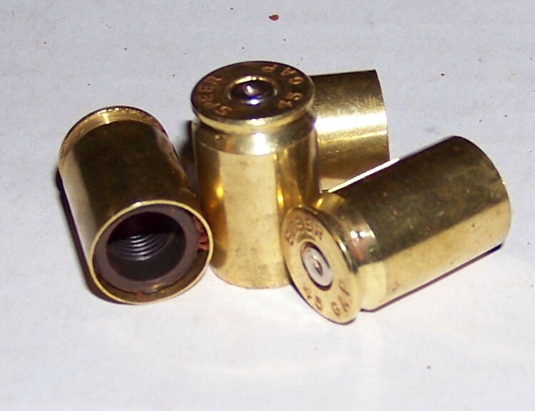 Bullet Valve Stem Caps 4 Brass .45 GAP by BullseyeBulletGear