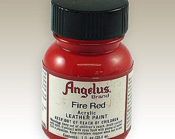 Acrylic Paints - Fire Red - No. AP01185 - Leather and other Crafts