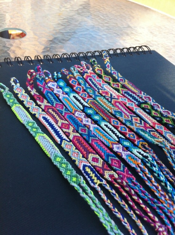 single tribal friendship bracelet