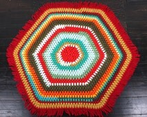 Unique hexagonal rug related items | Etsy