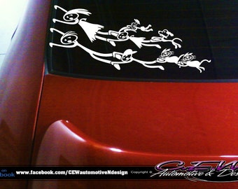 funny humor vinyl decal/sticker/graphic single mom decal car