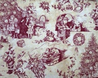 Christmas toile | Etsy