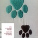 DOG PAW Machine Embroidery Design 2 SIZES