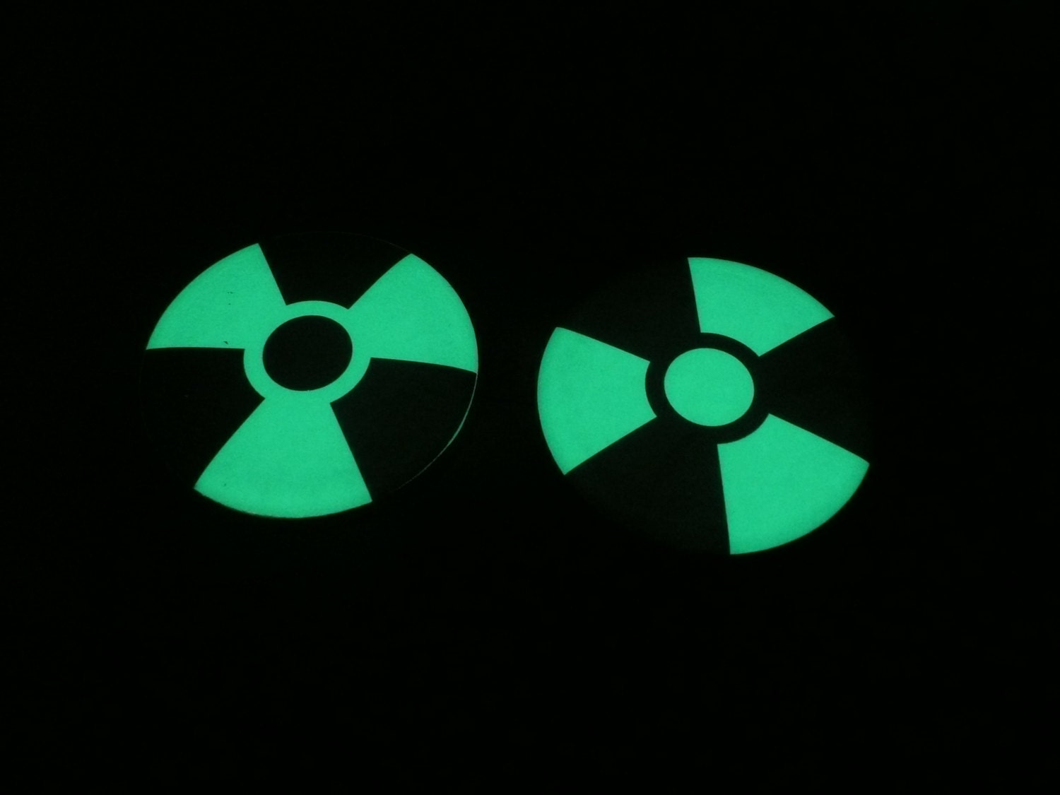 Radioactive Glow in the Dark Pinback Button