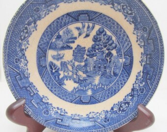 Willow pattern plate | Etsy