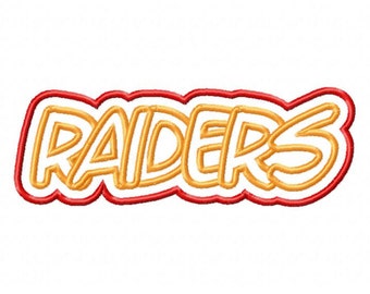 Raiders embroidery | Etsy