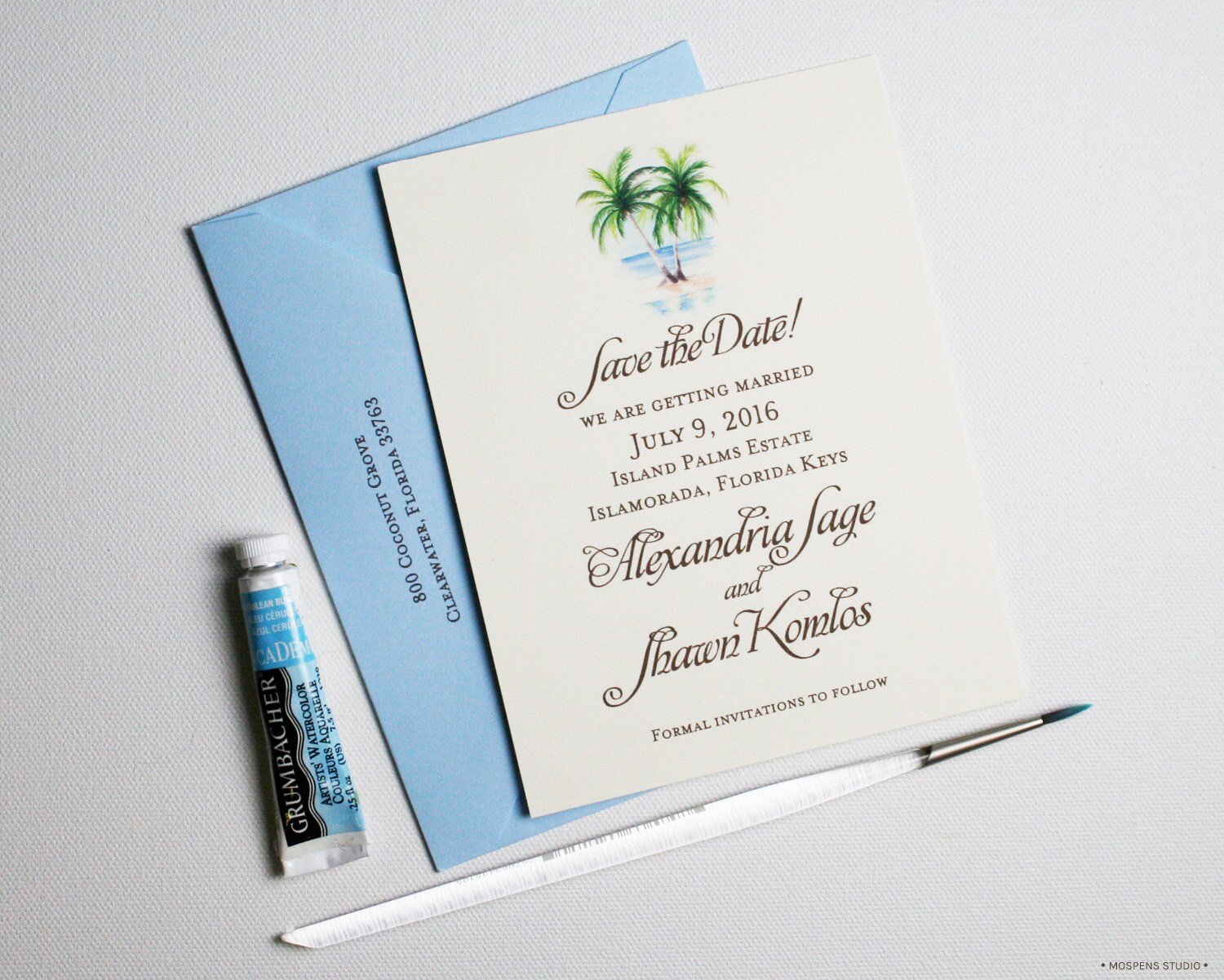 Unique Save the Dates – Custom Save the Date – Beach Wedding Save the ...