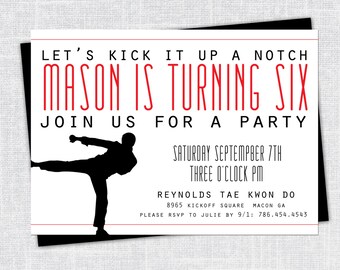 Popular items for martial arts party on Etsy