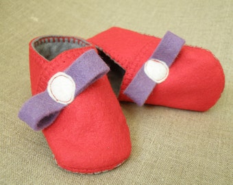 Felted baby shoes | Etsy