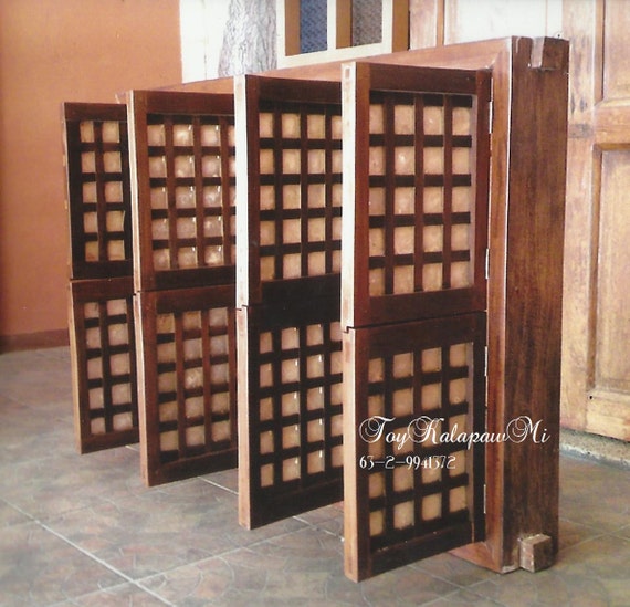 Items similar to Antique Vintage Reclaimed Capiz Window Divider on Etsy