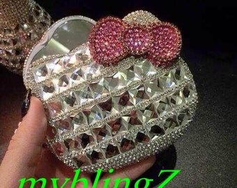 Popular items for bling compact mirror on Etsy