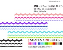 Popular items for ric rac border on Etsy