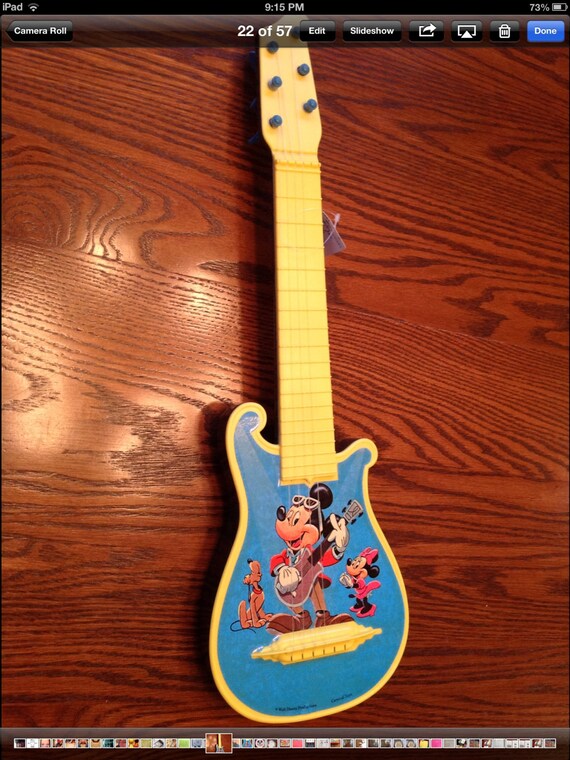 Items similar to Vintage Mickey Mouse Guitar/Ukulele on Etsy