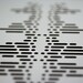 Futuristic Barcode Spine Template. Wall / Art / Craft