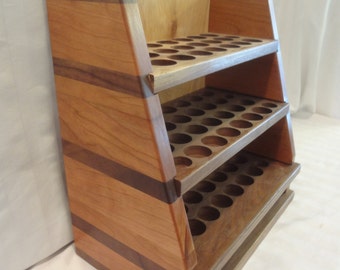 Oak and Walnut Wood Gun Cleaning Box by HomeWorksWoodworking