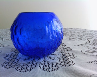 Popular items for vintage blue vase on Etsy