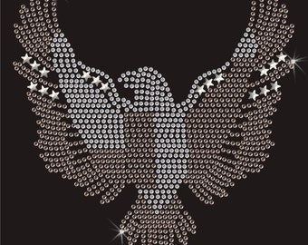 Popular items for eagles rhinestone on Etsy