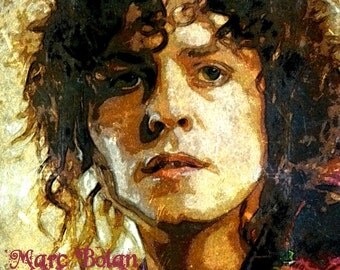 Unique marc bolan related items | Etsy