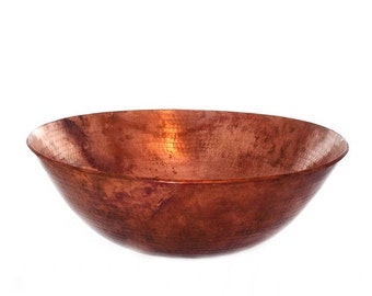 Hammered copper bowl | Etsy