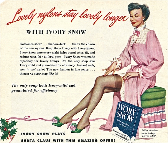 Items Similar To 1950s Vintage Ivory Snow Ad Lux Original Magazine Print Advertisement Sheer