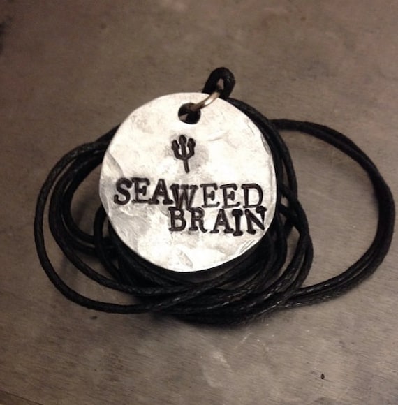 Percy Jackson Inspired Seaweed Brain Necklace