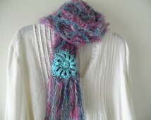 Popular items for snowflake scarf on Etsy