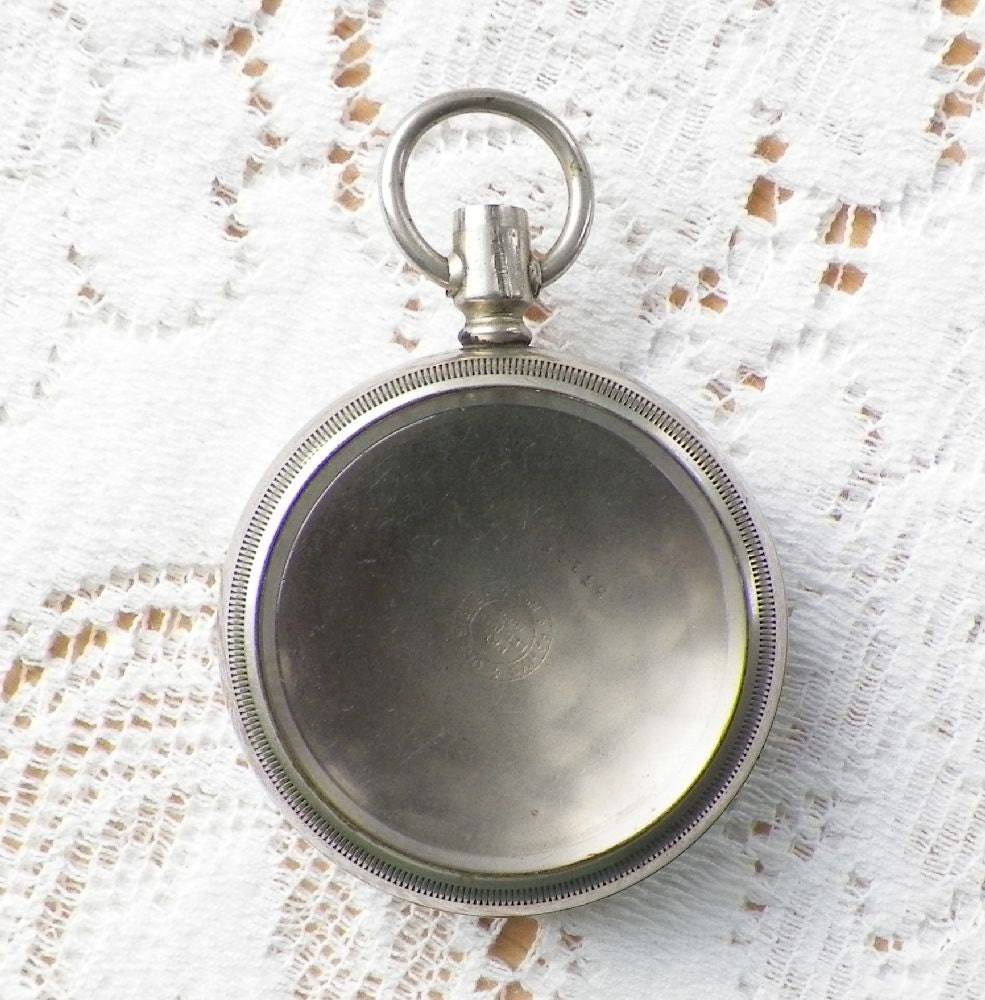 Large Vintage Fahys Ore Silver Pocket Watch Case with Screwed