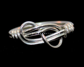 Nautical knot ring | Etsy