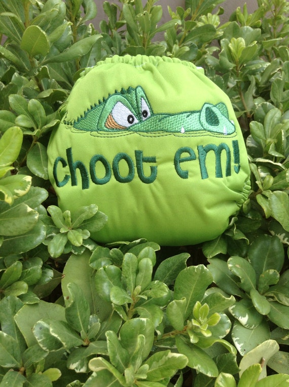 Items similar to Swamp People / Choot Em Cloth Diaper on Etsy