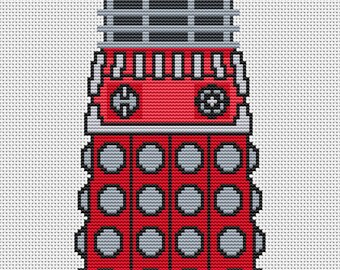 Popular items for red dalek on Etsy