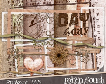 Heritage Digital Scrapbook Kit Clipart Vintage by ClikchicDesign