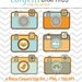 Retro Camera Clip Art Graphic Designs Photography Logo Chevron
