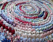 Popular items for upcycled rag rug on Etsy