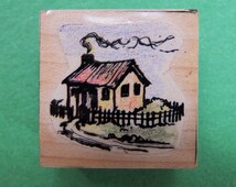 Popular items for house rubber stamp on Etsy
