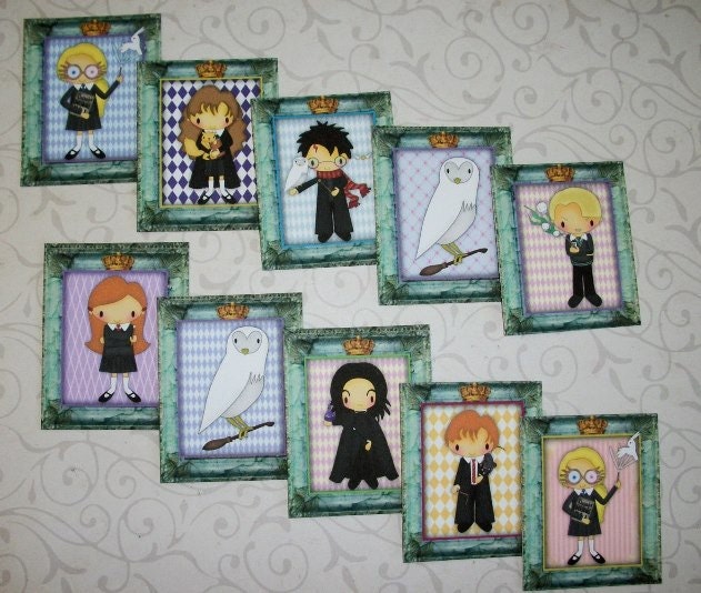 MINIATURE HaRRy PoTTer Characters set of 25 Tiny Little