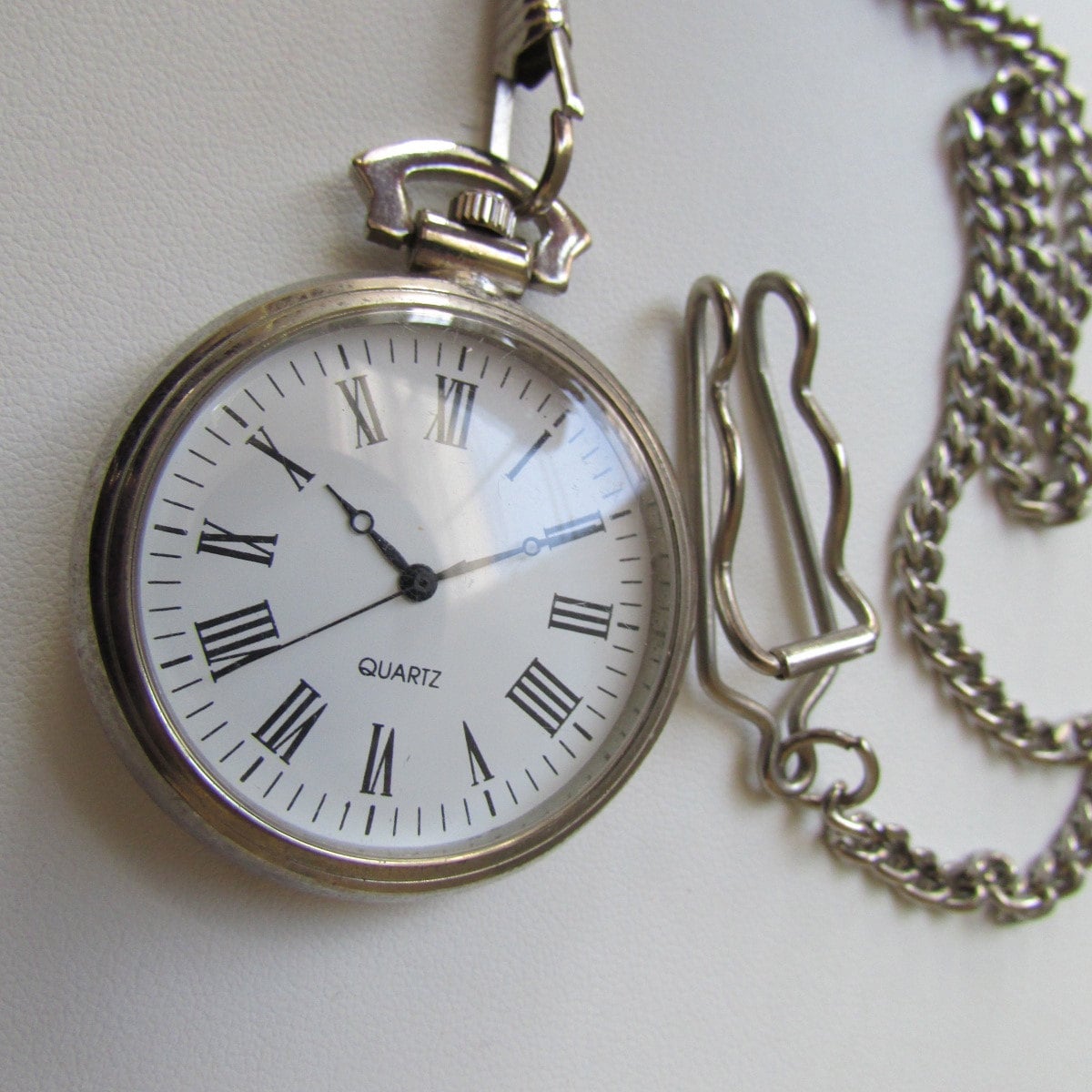 Singapore movement quartz vintage pocket watch by VeryVintageFinds