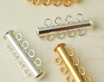 Slide bar clasps | Etsy