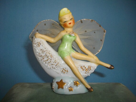 Vintage Tinker Bell Collectible Porcelain Figurine