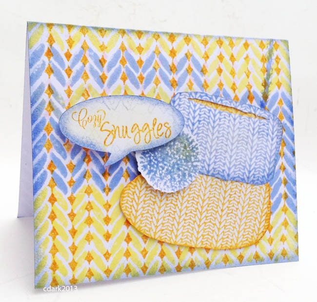 Ribbed Background Stamp Paperbabe Stamps Clear